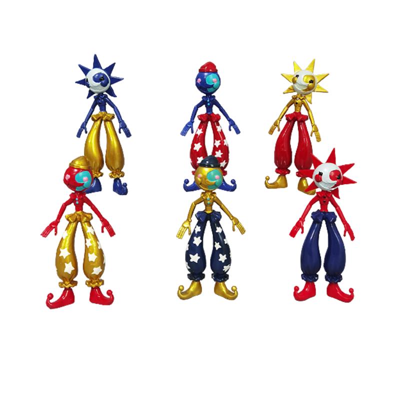 Buy Toys Fnaf 6pcs Figures Sundrop Security Breach Fnaf Five Nights At ...