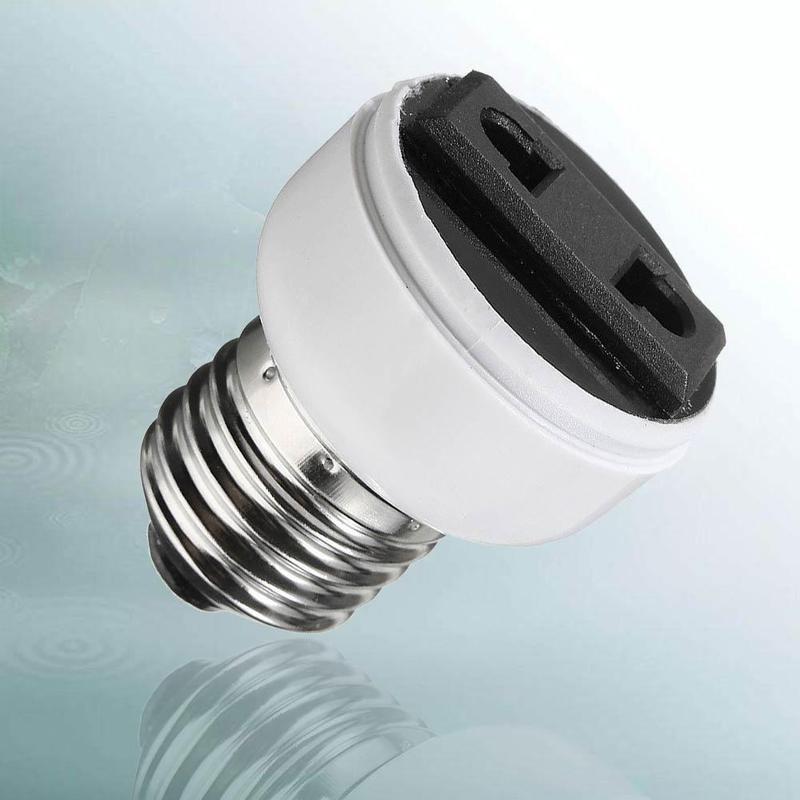 Buy E27 Lamp Light Socket Holder Screw Bulb Convert To US EU Power ...