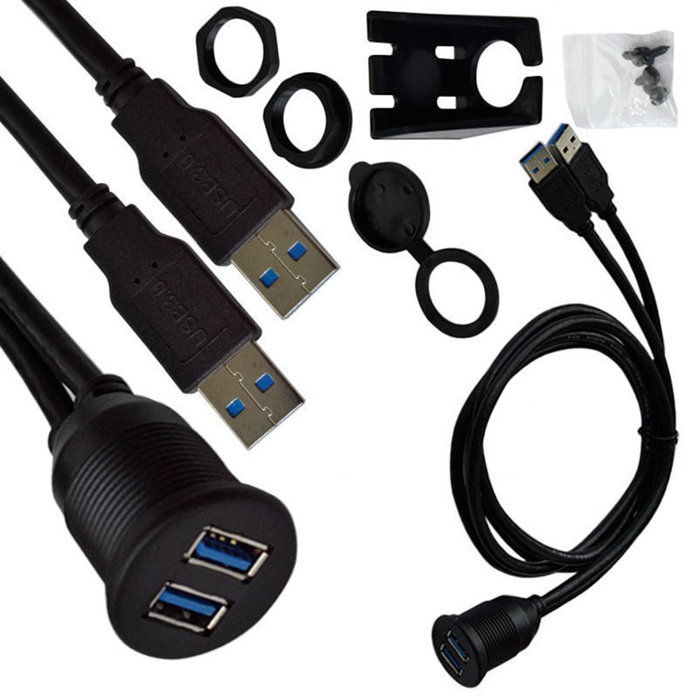 Buy 1m Car Dash Board Mount USB 3.0 A Male To A Female Socket Extension ...