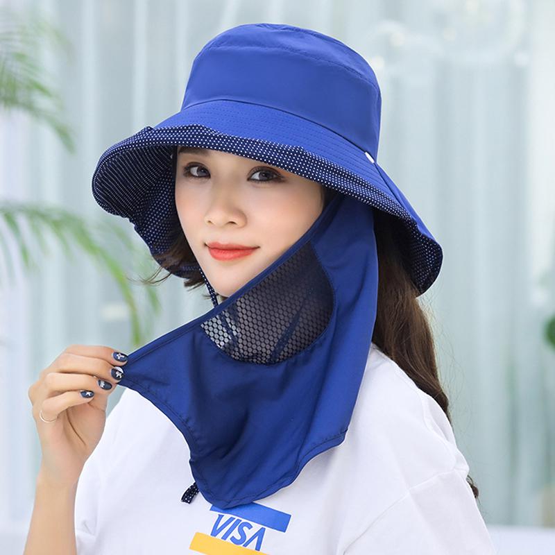 Female UV Protection Face Versatile Bike Windproof Sun Hat-buy at a low ...