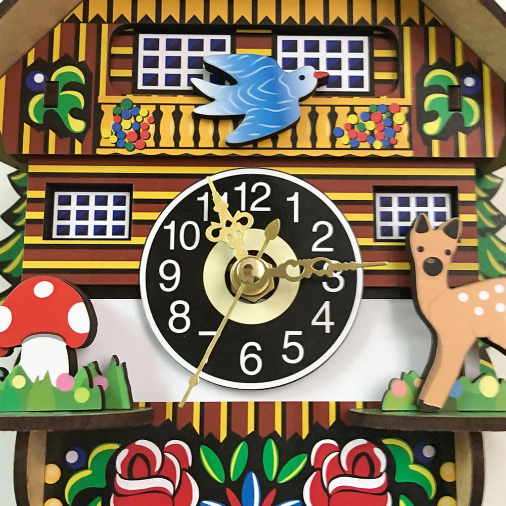 Buy Handcraft Clocks Carving Wall Retro Timer Cuckoo Home Decor Swing ...