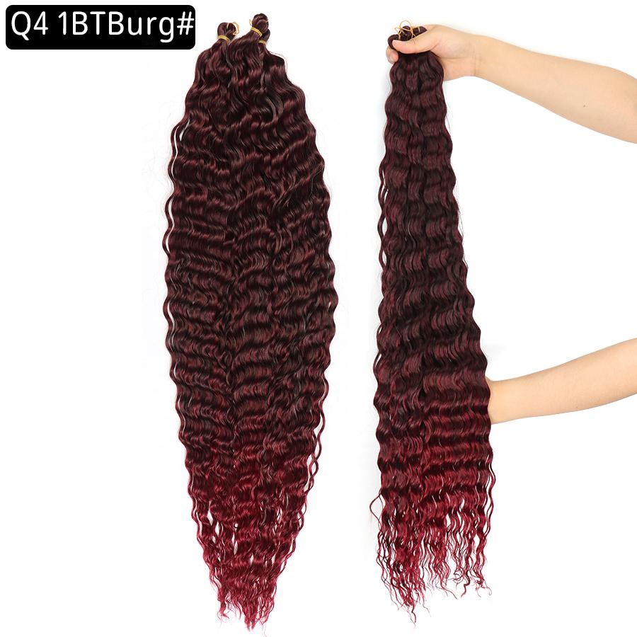 Buy 30 Inch Fretress Deep Wave Hair Synthetic Afro Style Crochet ...