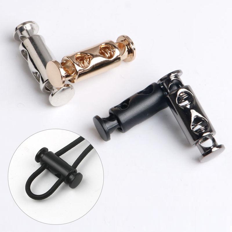Buy 10pcs Accessories Spring Buckle Metal Alloy Toggle Cord Locks ...
