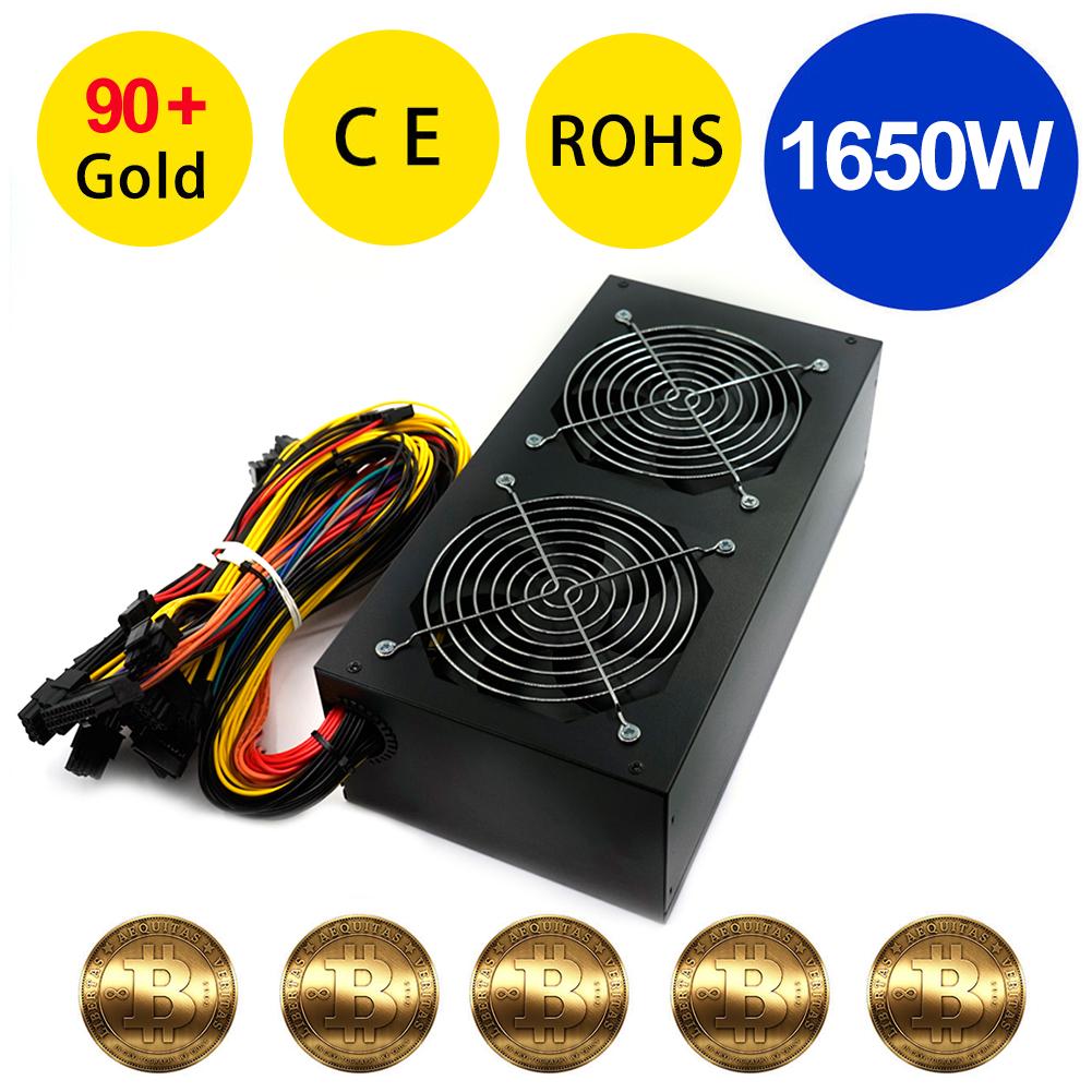 1650W Bitcoin Mining Machine Modular Power Supply ATX Ethereum ETH ...