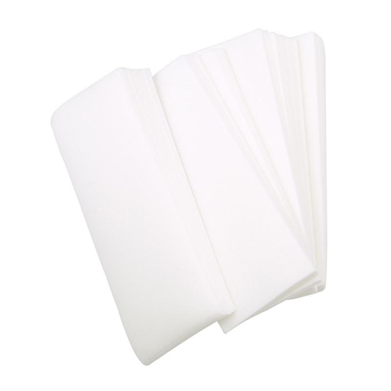Buy 100 Pcs Hair Removal Depilatory Paper Nonwoven Epilator Wax Strip ...