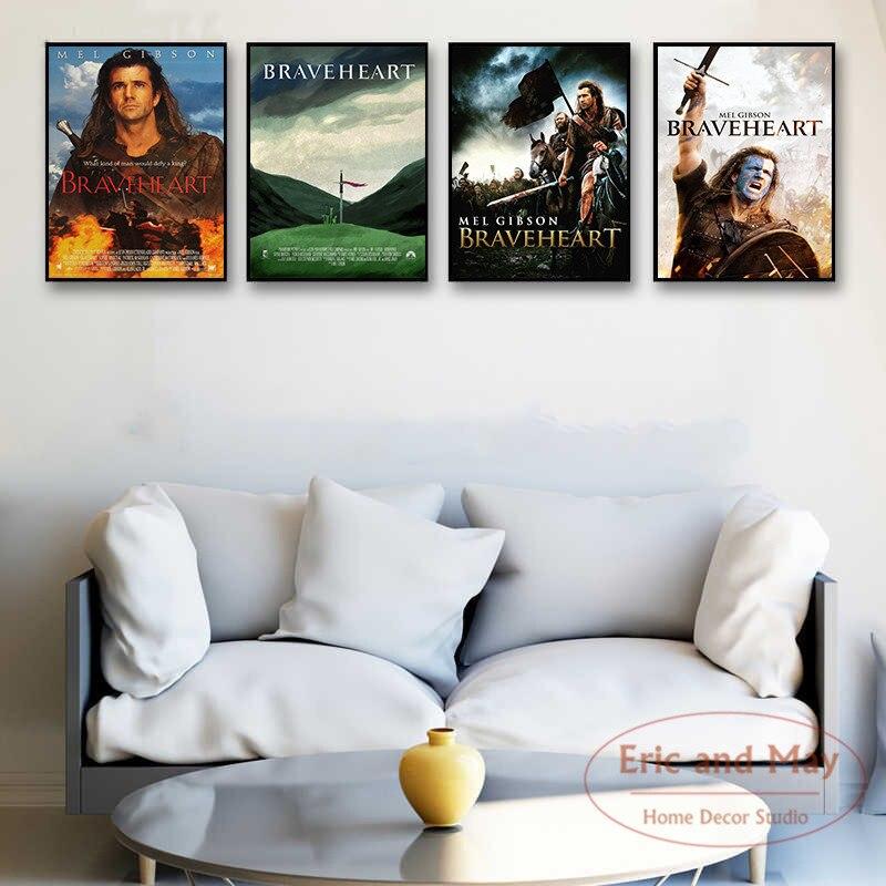 Braveheart Movie Classic Art Canvas Poster Simplicity Muslim Print Home ...
