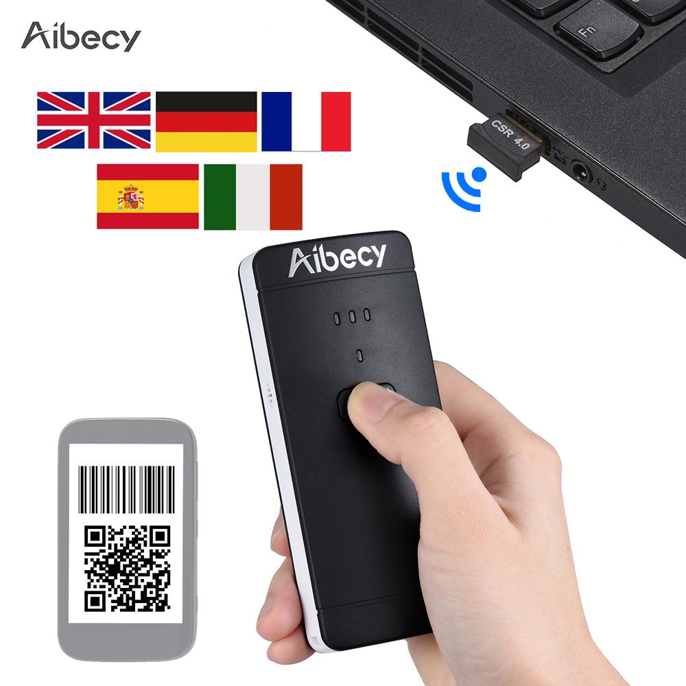 Buy Aibecy P2000 Portable Mini Wireless USB Wired 1D 2D Image Barcode ...