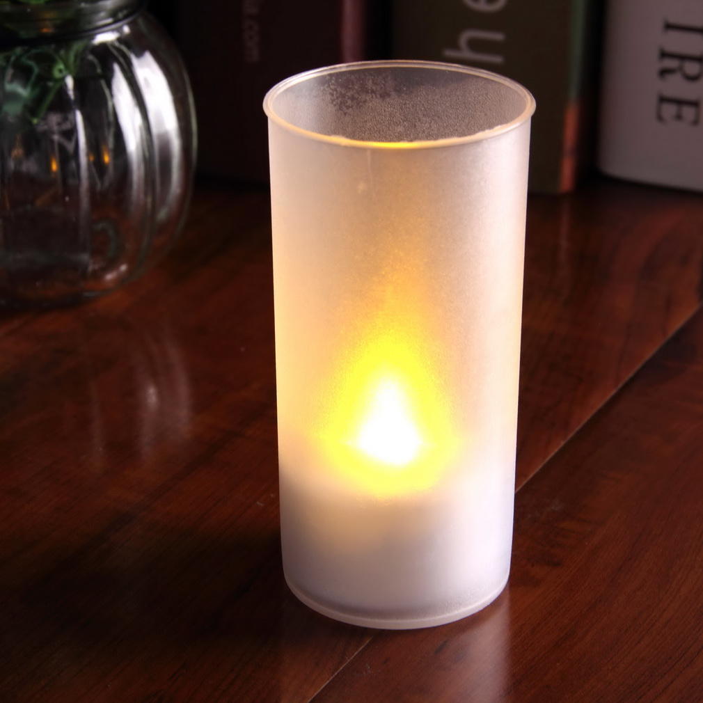 1 PC Romantic Flameless Blow Shake Sound Sensor LED Candle TeaLight CH ...