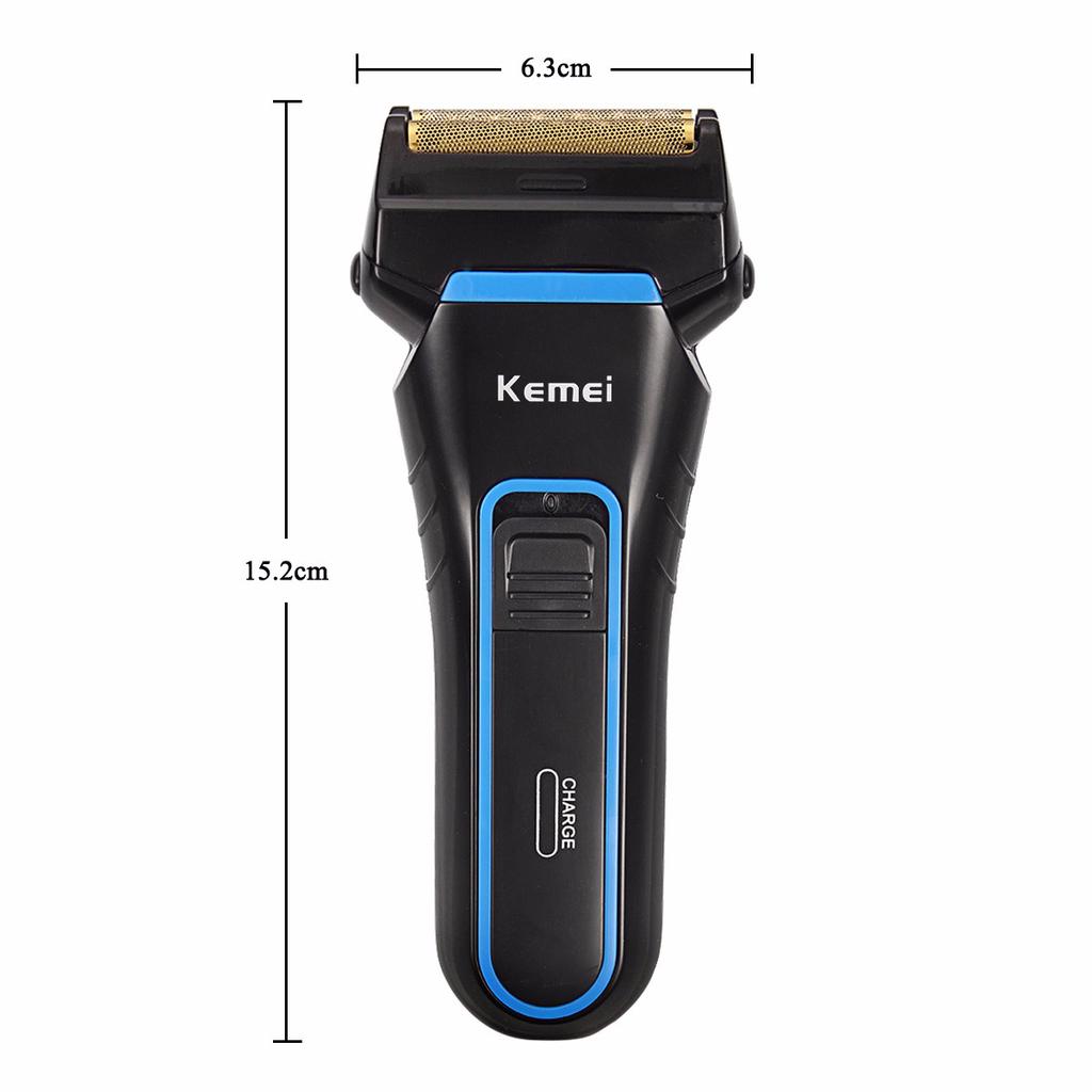 Buy Double-Blades Beard Care Wireless Electric Dual Foil Shaver ...