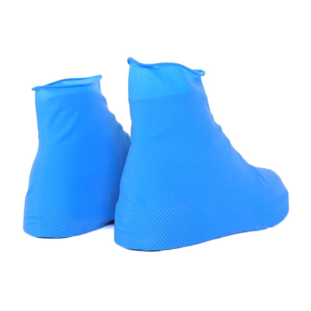 Buy 2pcs Rainy Days Waterproof Silicone Shoes Covers Boots Protector ...