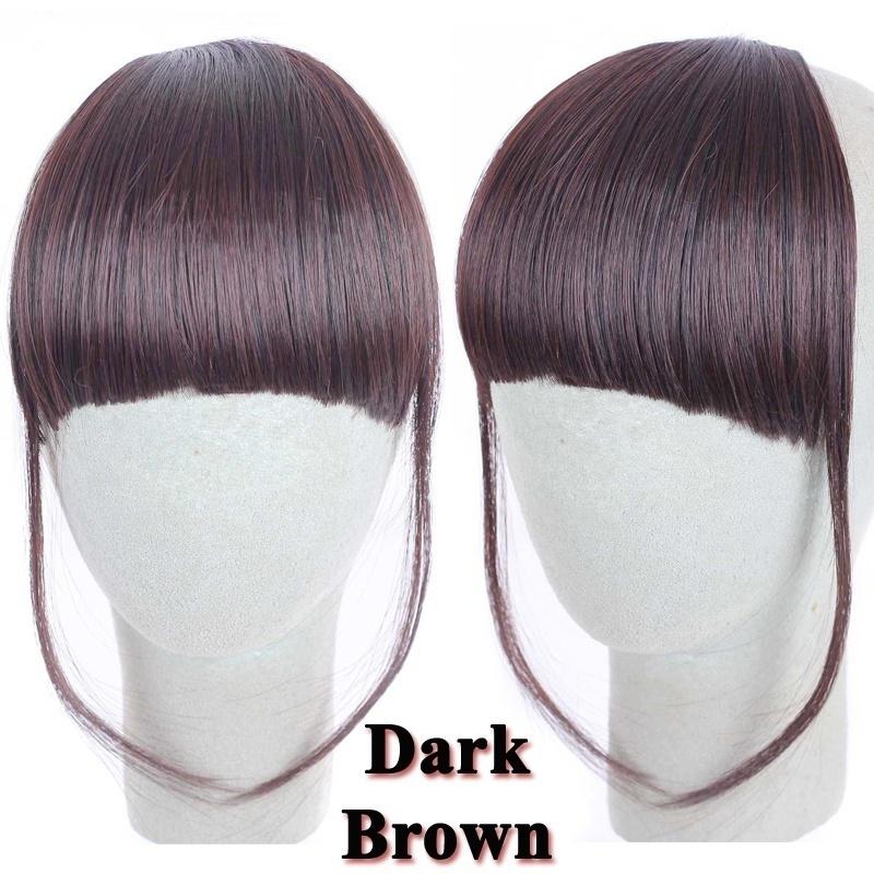 Fake Bangs False Fringe Clip On Fringe Bangs Black Brown Blonde For ...