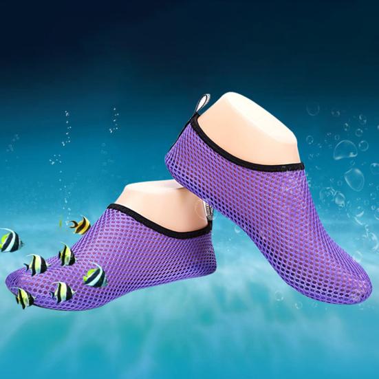 Buy Summer Unisex Mesh Quick Drying Anti Slip Swim Beach Barefoot Shoes ...