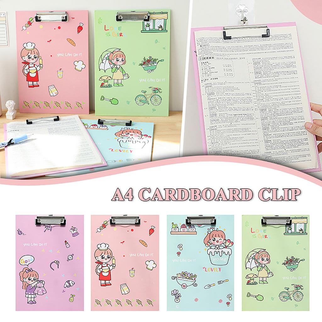 Buy A4 Folder Board Test Paper Clip Student Office Supplies Mat Writing ...