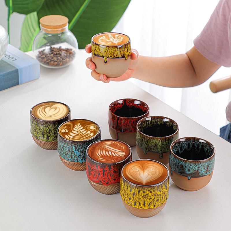Cheap Creative Japanese-style Kiln Turned Espresso Coffee Cup Creative ...