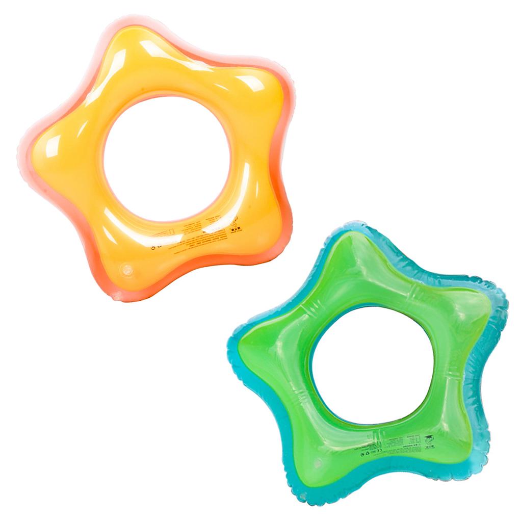 Buy Inflatable Pool Floats Star-Shaped Swim Ring For Kids Adults at ...