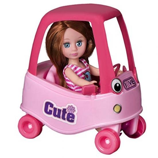 Buy Playkidz doll set: pretend mini brunet with a super durable fit for ...