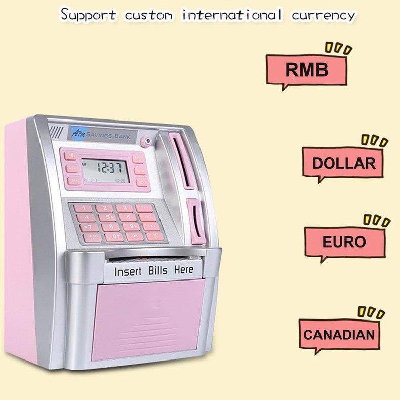 Buy Creative ATM Model Bank Intellectual Read Money Machine Portable ...