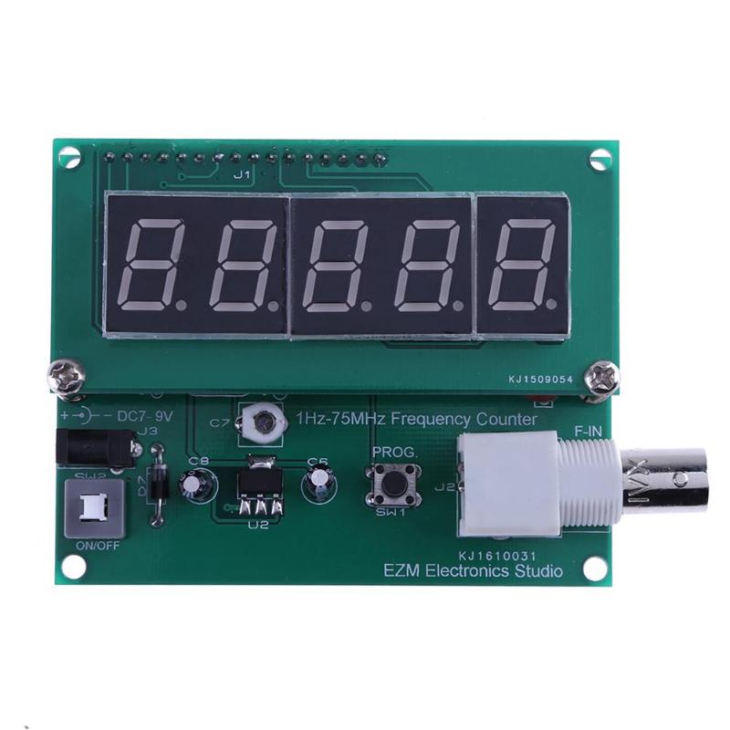 Buy 1Hz-75 MHz Frequency Cymometer Meter High Sensitivity Frequency ...