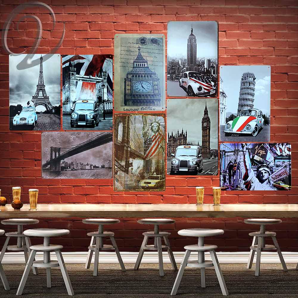 Buy Retro Sign Vintage Plaques Metal Tin Signs Pub Bar Home Cafe Tavern ...
