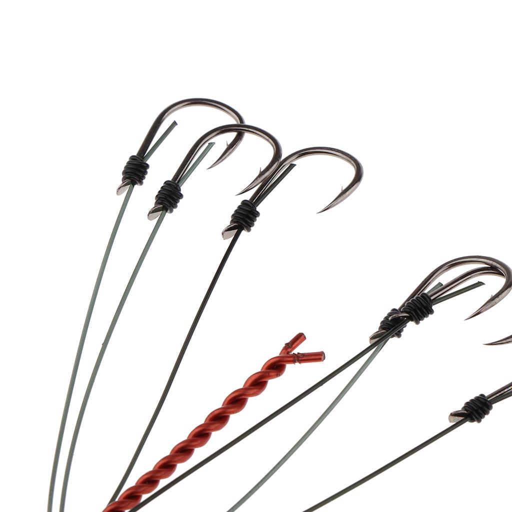 2 Set High Carbon Steel Fishing Explosion Hook Fishhooks with 12pcs ...