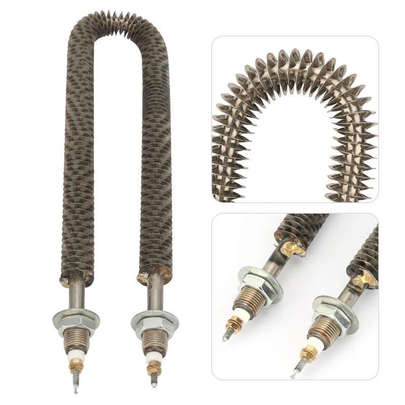 U Type Finned Electric Heat Tube Stainless Steel Fin Heating 220V 1Kw ...