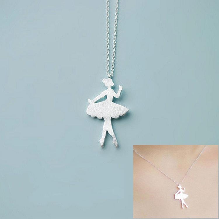 Buy Ballet Dancer Pendant Necklace Women Fashion Jewelry at affordable ...