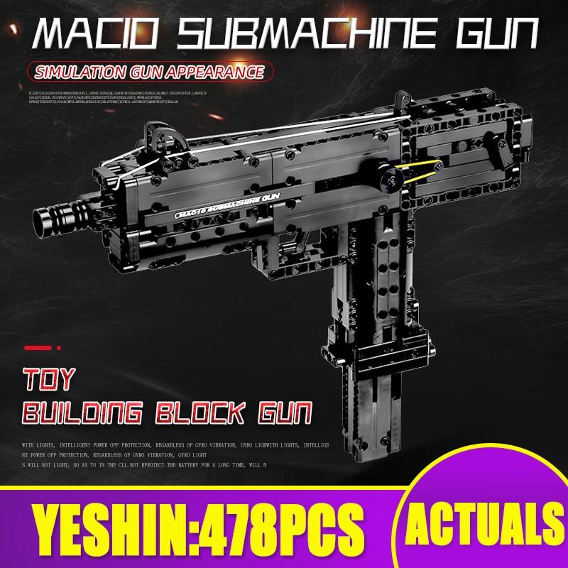 Buy MOULD KING 14012 Block Gun Toys The Ingram M10 Submachine Gun Model ...