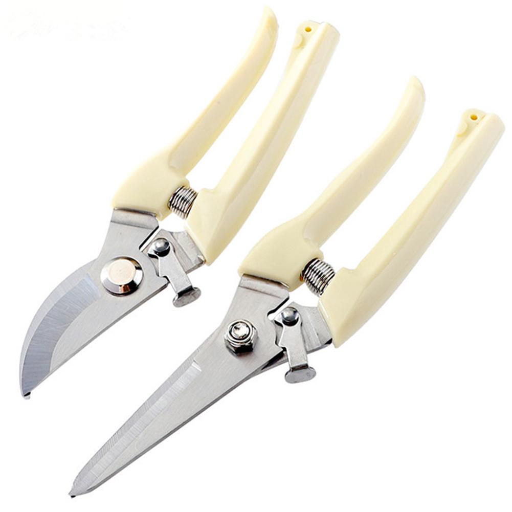 Buy Gardening Pruning Shear Spring Grafting Scissors Carbon Steel Tree ...