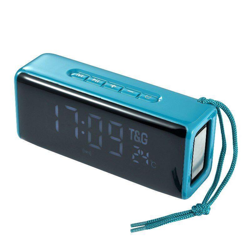 Buy Mini Bluetooth Speaker Time Temperature Display Clock Loudspeaker ...