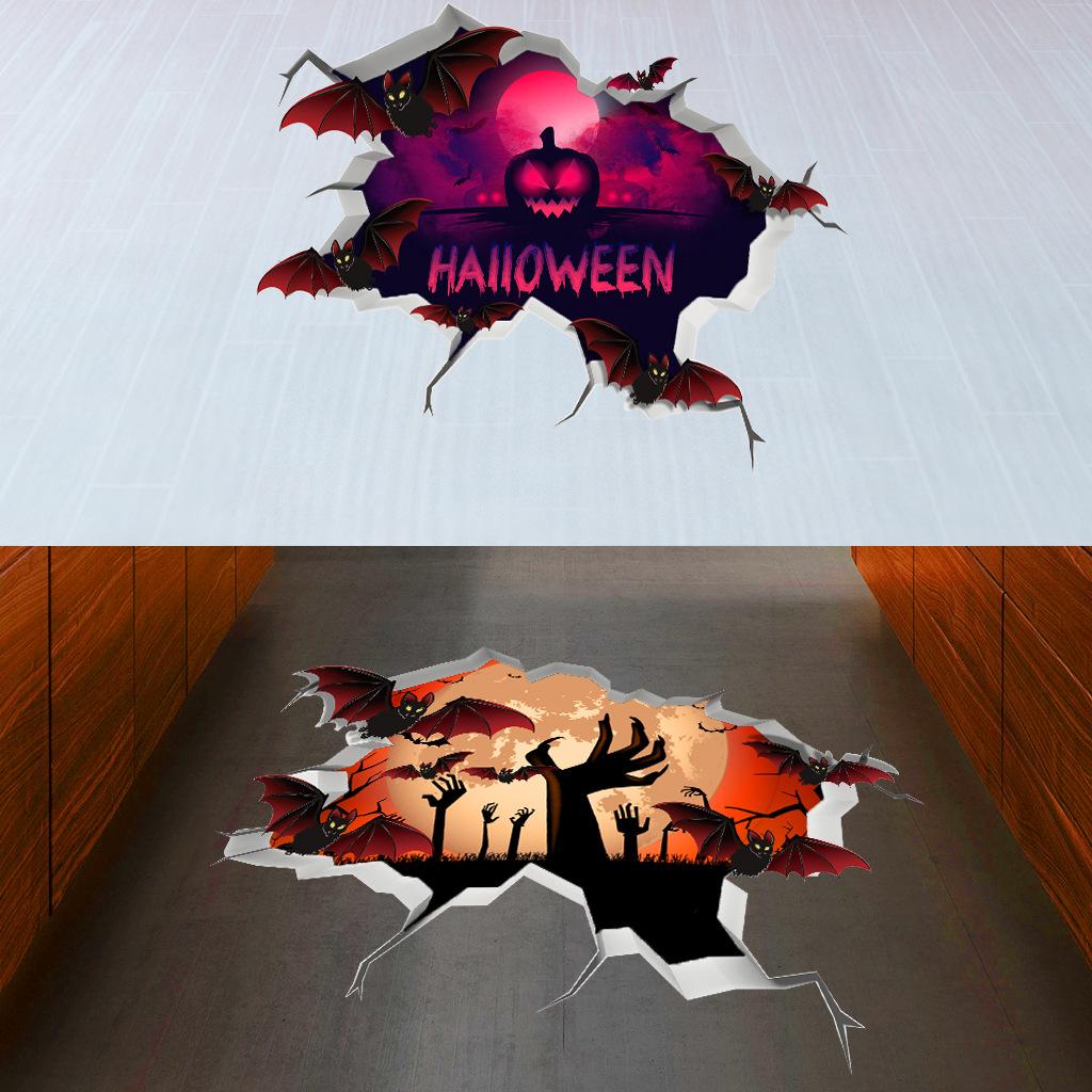 Buy 2021 New Fashion Hallowmas Pumpkin 3D Wall Stickers Trending 3D ...