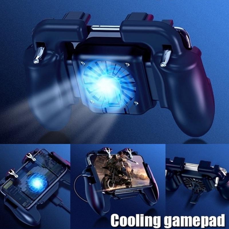 Buy SR PUBG Gamepad Fan 4 In 1 Phone Gaming Joystick Controller Trigger ...