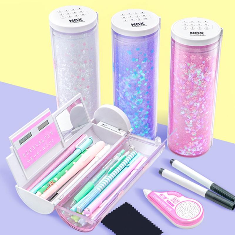 Cheap Pneumobox Combination Lock Pen Box With Multifunction Creative ...