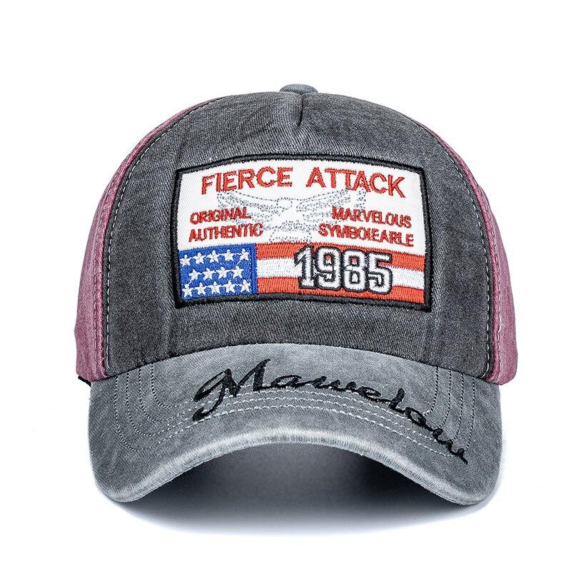 Buy New Unisex Washed Cotton Cap Letter Embroidery Baseball Cap Men ...