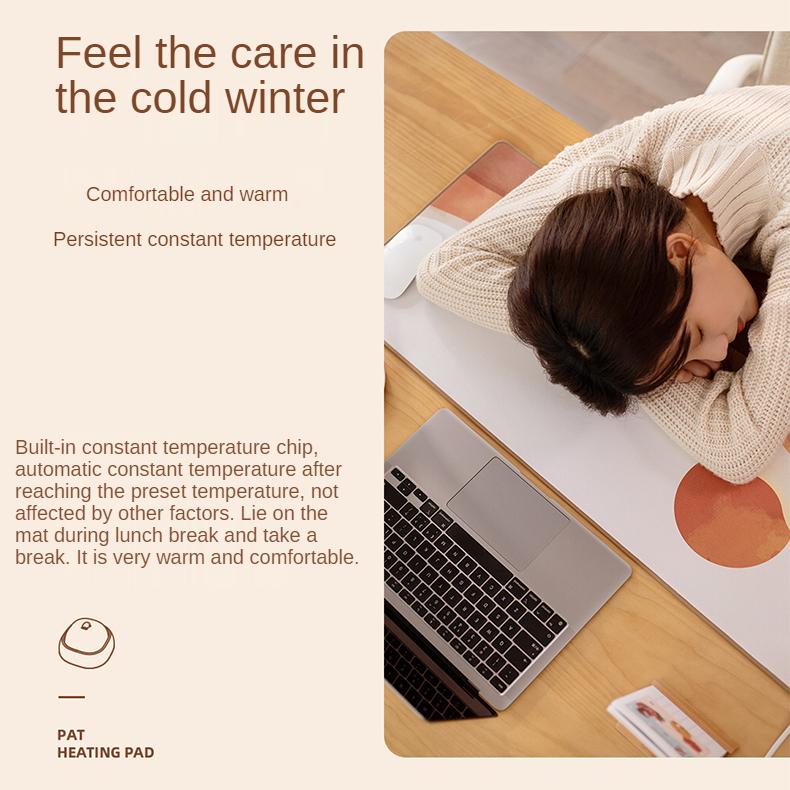 💰Kaufe Intelligent Heated Electric Heating Pad Office Desktop Heating ...