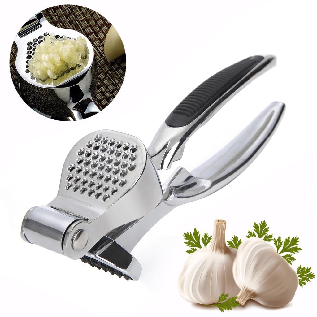 Buy Manyi Stainless Steel Heavy Duty Garlic Press Crusher Slicer Tool ...