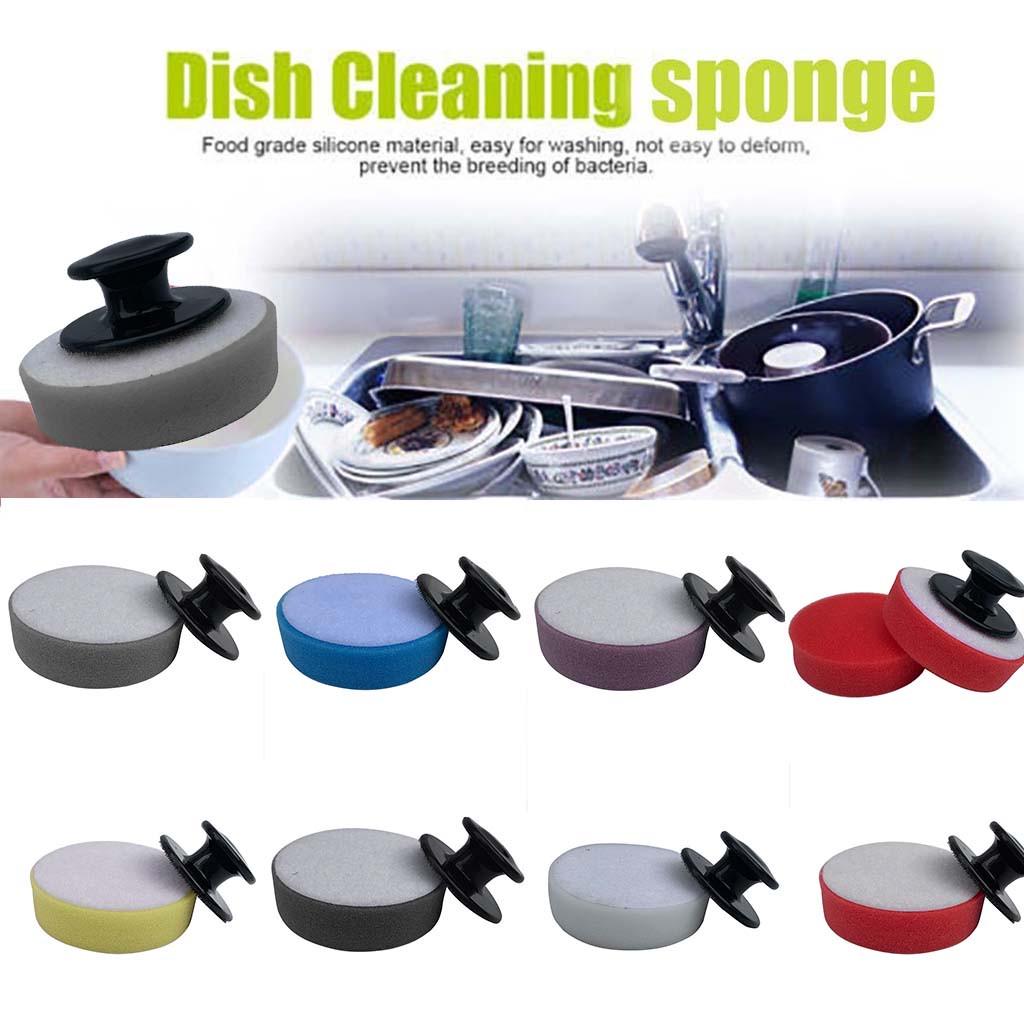 Buy [ZW] Dish Washing Sponge Scrubber Kitchen Cleaning Antibacterial ...