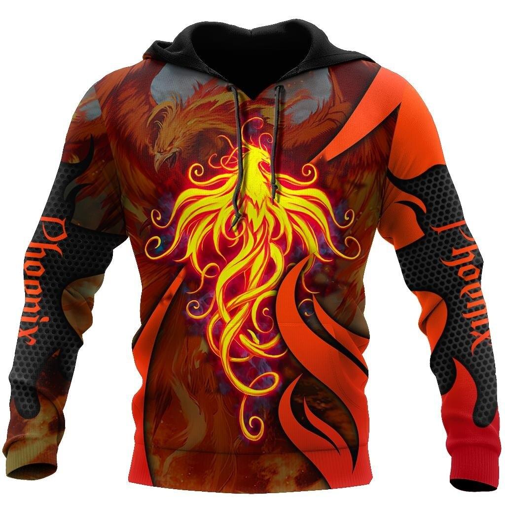 Buy Colorful Flame Hoodie Men Women 3d Digital Fire Printed Hooded ...