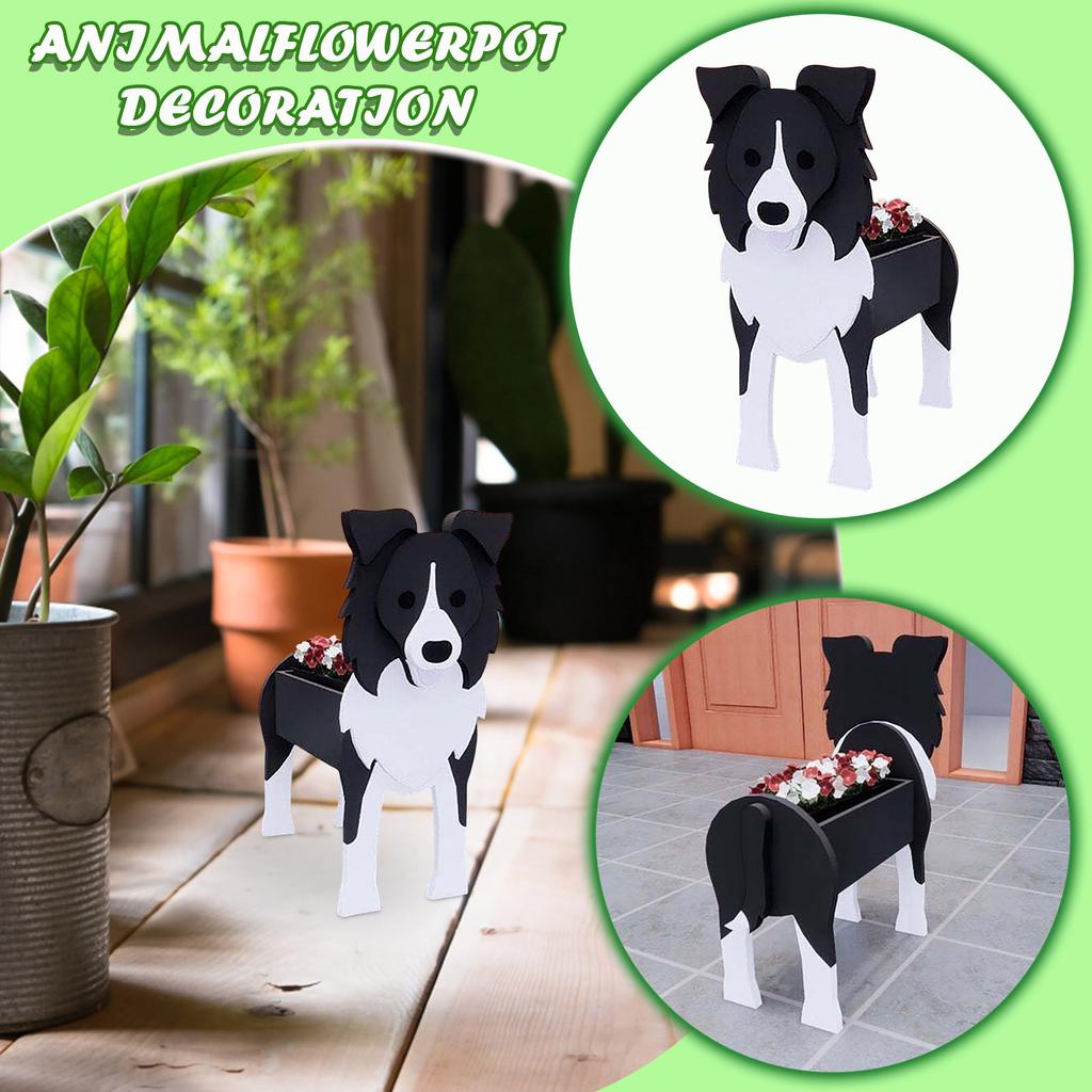 Buy Cute Dog Shape Garden Flower Pot Plant Planting Pot Garden ...