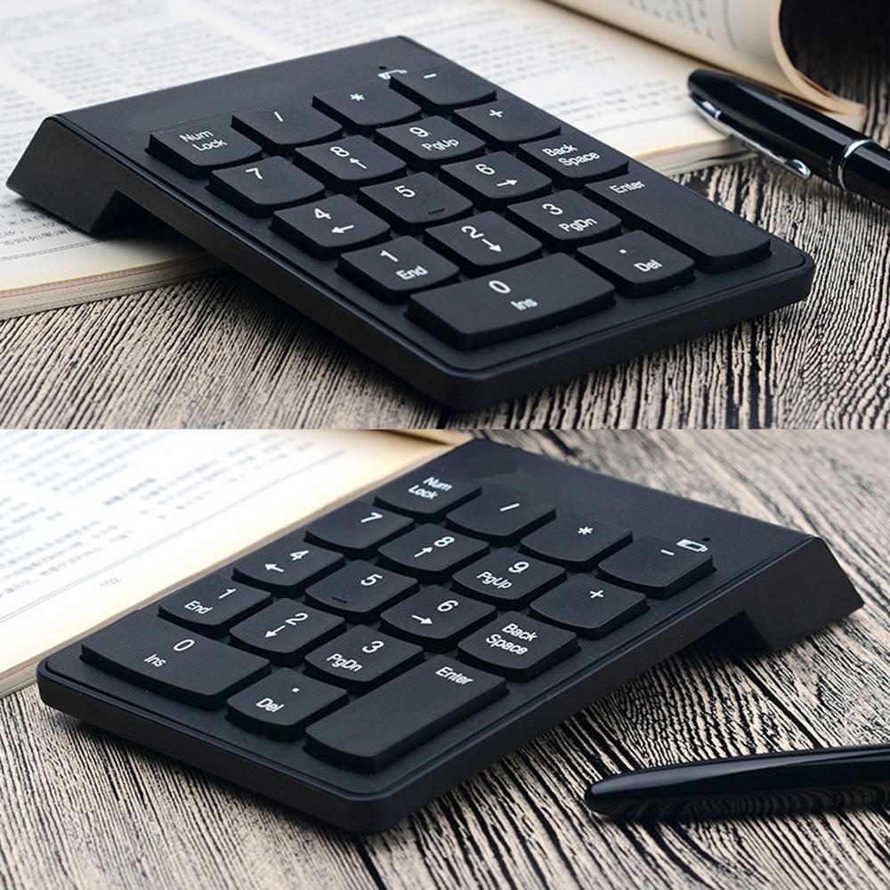 Satın alın Wireless Numeric Keypad 18 Keys Number Pad 2.4G Mini USB ...