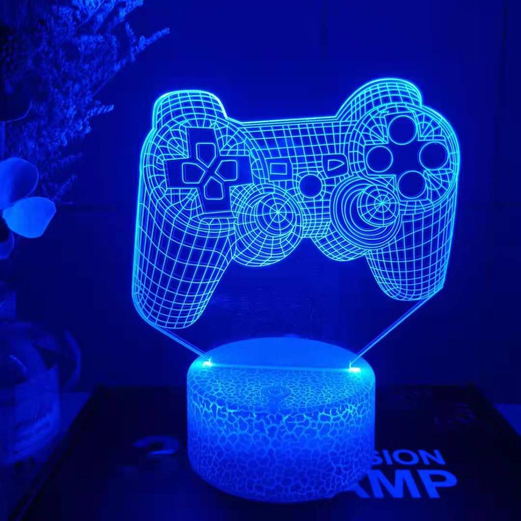 Buy 3D Gaming Night Lamp Room Desk Setup Lighting Decor on The Table ...