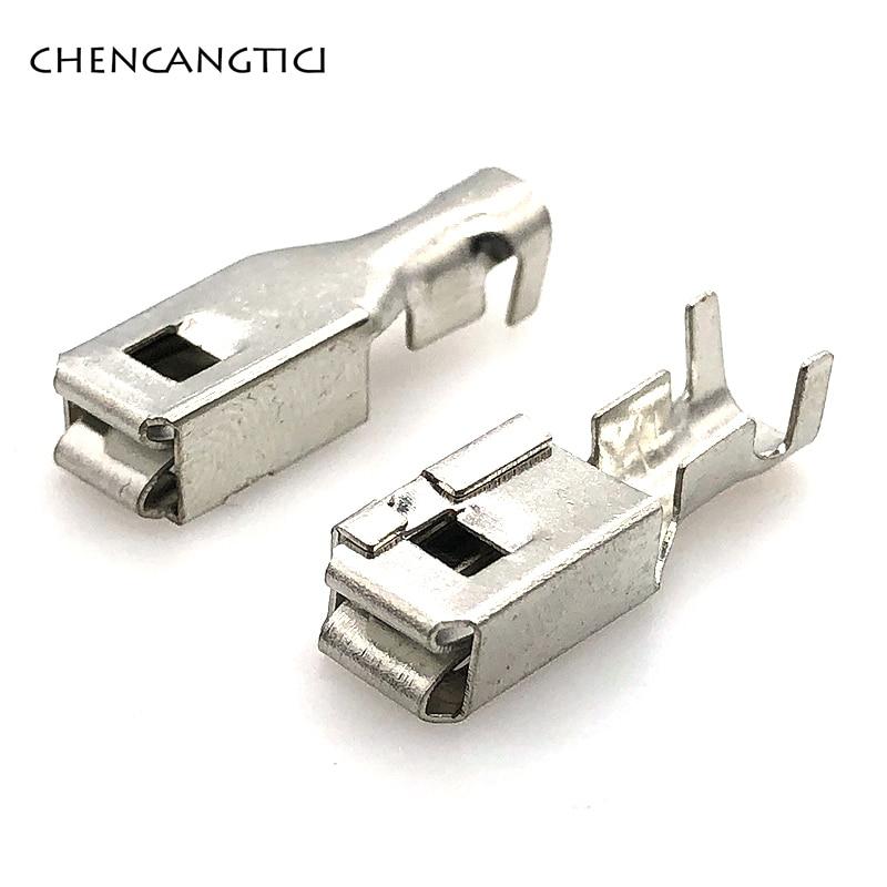 Buy 20 Pcs Auto Car Splices Wire Terminal G211 Crimp Loose Pins Terminals Fuse Box Metal 6.3 MM ...