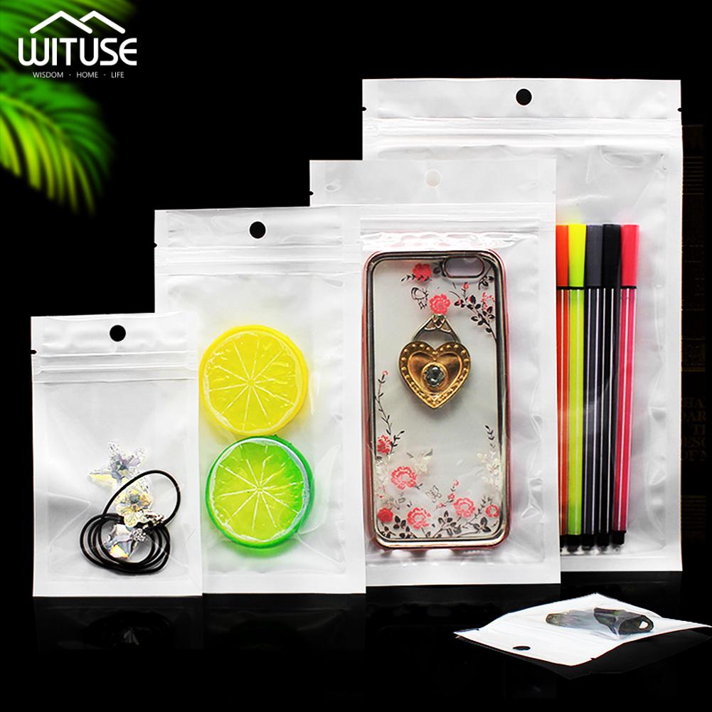 Buy 50x Zip Lock Retail Plastic Pouch Packaging Package Waterproof Bag ...