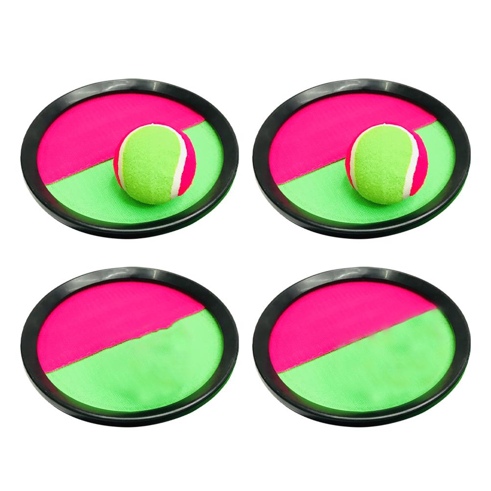 6pcs Playing Toy Outdoor 19cm Interactive Racket Toss and Catch Ball ...