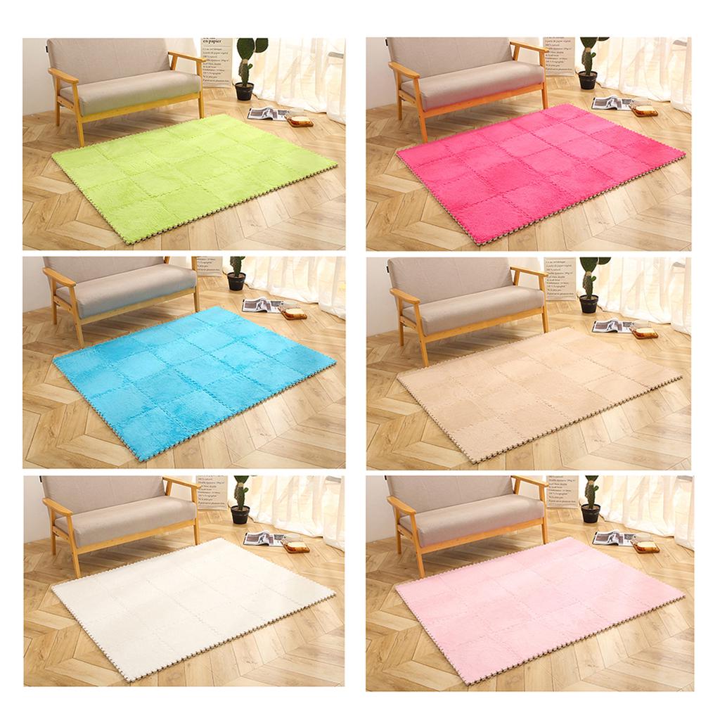 Buy Bedroom Full Bedside Children Crawling Mat Plush Puzzle Floor Foam ...