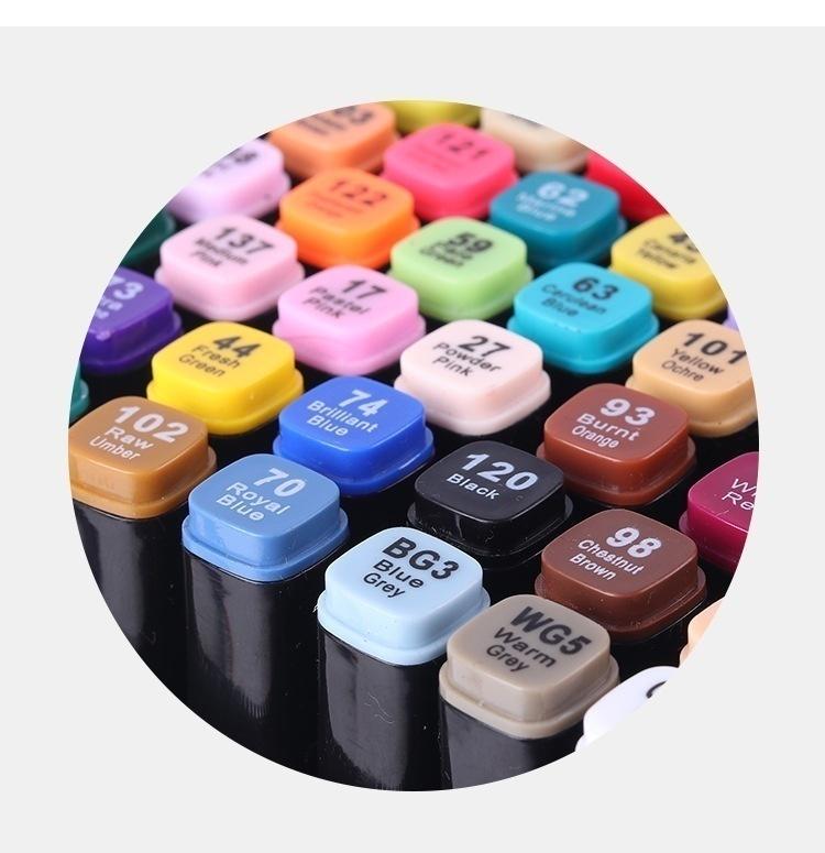 168/80/60/40/30 Colors Single Art Markers Pen Sketch Markers Dual Head ...