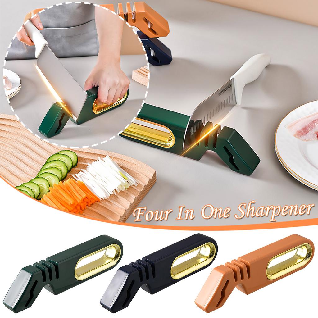 Buy Four-In-One Knife Sharpener Sharpening Stone Multi-Functional ...