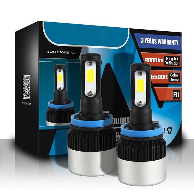 Buy 9000Lm H11 H8 H9 Led Headlight Kit Bulbs Fog Light Lamp 6500K 72W ...