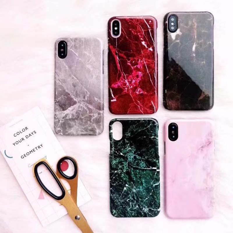 Buy Stylish Men and Women Marble Pattern Plastic Phone Cases Super Thin ...