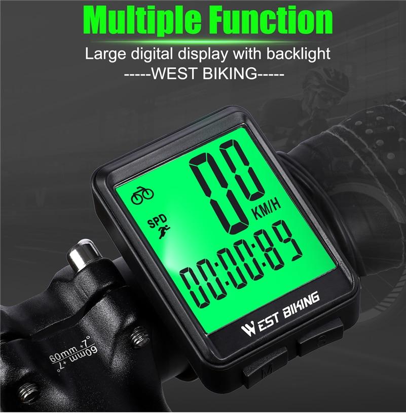 Cheap Waterproof Bicycle Computer Wireless And Wired MTB Bike Cycling ...
