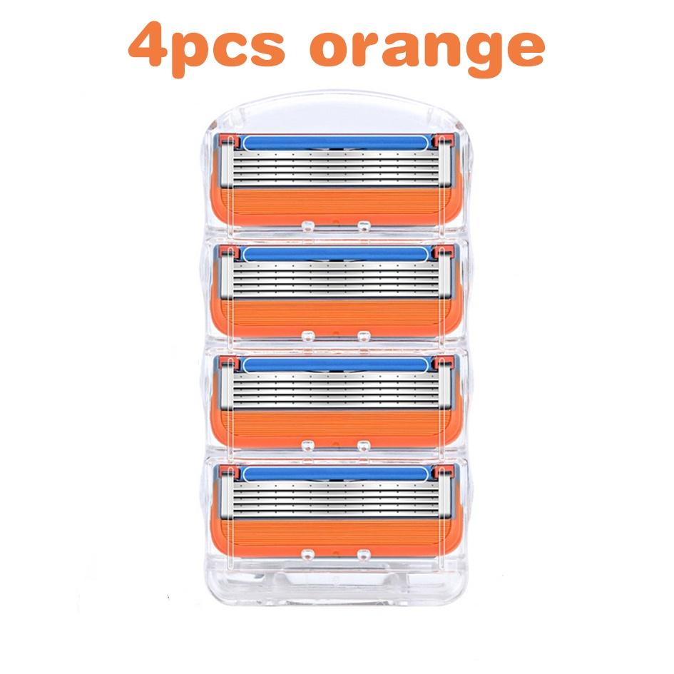 Buy New 4 Pcs/lot 5 Layer Blades Men's Face Shaving Razor Shaver Blades ...